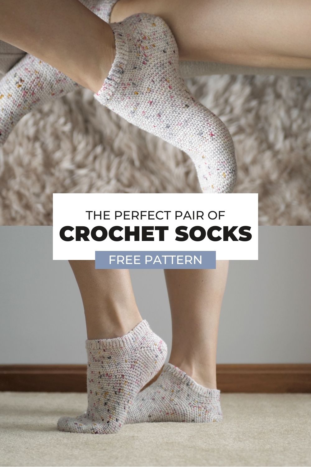 How to Make the Perfect Pair of Crochet Socks + Free Pattern!