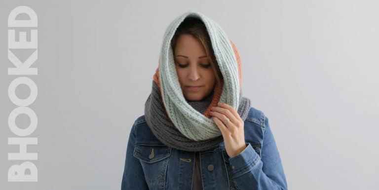 How to Make a Crochet Snood Scarf ( 2023 )+ Free Pattern & Tutorial